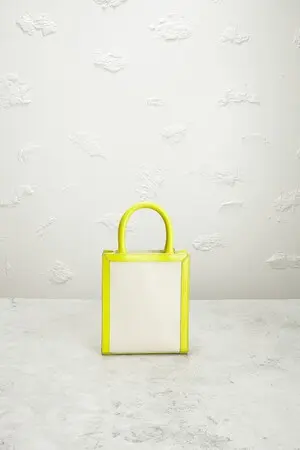 Celine Mini Vertical Cabas Tote Bag - Yellow