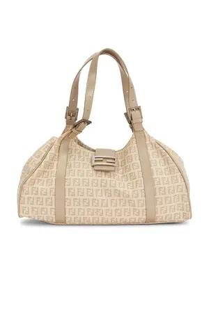 Fendi Zucchino Shoulder Bag - Neutral