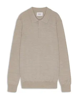 Nn07 Emerson Wool Polo Shirt