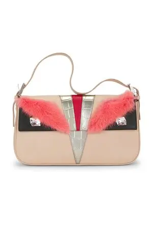 Fendi Monster Baguette Shoulder Bag