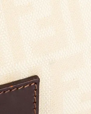 FWRD RENEW Fendi Zucca Mama Forever Baguette Shoulder Bag - Neutral