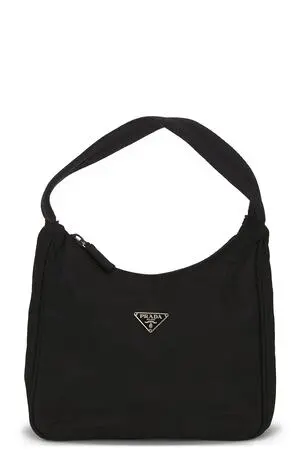 Prada Tessuto Sport Hobo Bag - Black