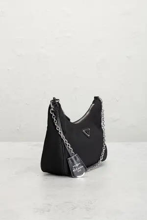 Prada Re-edition 2005 Re-nylon Shoulder Bag - Black