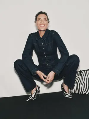REFORMATION Denim Knightly Jacket