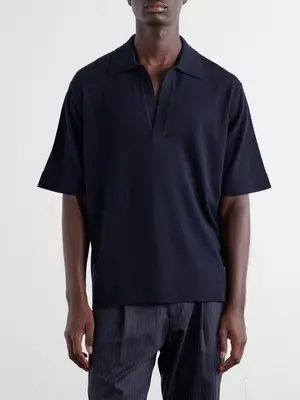 Orlebar Brown Raffertie Merino Wool Polo Shirt