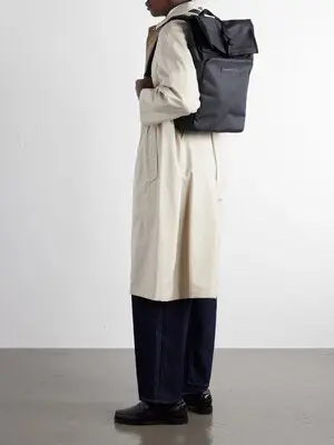 HORIZN STUDIOS Sofo Rolltop X Waxed Cotton-canvas Backpack