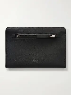 TOM FORD Victor Full-grain Leather Pouch