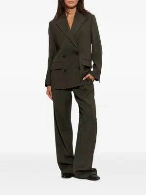 GOLDEN GOOSE Double-breasted Jacket With Notch Lapel And Button Details - Brown