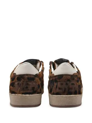 GOLDEN GOOSE Ball Star Leopard Print Sneakers