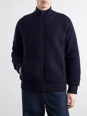 Altea Virgin Wool Padded Bomber Jacket