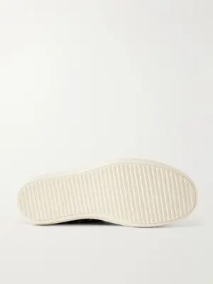 Rick Owens Leather High Top Sneakers