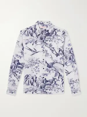 Orlebar Brown Grasmoor Printed Linen Shirt