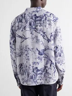 Orlebar Brown Grasmoor Printed Linen Shirt