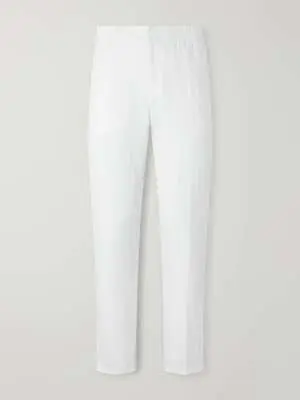Orlebar Brown Cornell Straight-leg Linen Trousers - Ecru