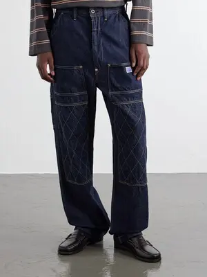 Kapital Lumber Straight-leg Panelled Jeans