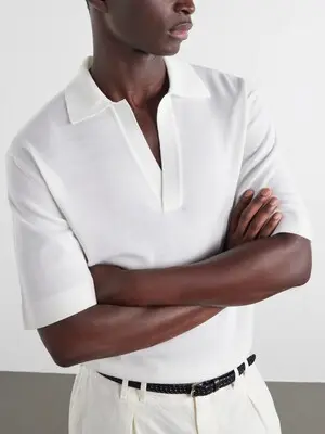 Orlebar Brown Raffertie Merino Wool Polo Shirt