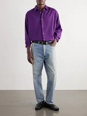 A.PRESSE Cotton-twill Shirt