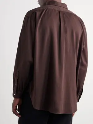 A.PRESSE Cotton-twill Shirt