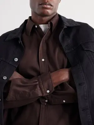 A.PRESSE Cotton-twill Shirt