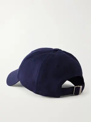 Saint Laurent Logo-embroidered Cotton-gabardine Baseball Cap