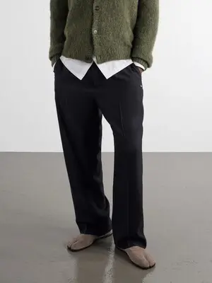 MAISON MARGIELA Tabi Split-toe Suede Slippers