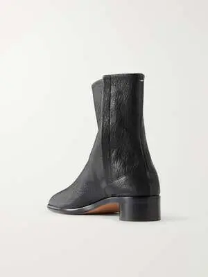 MAISON MARGIELA Tabi Split-toe Full-grain Leather Boots