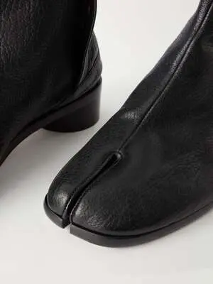MAISON MARGIELA Tabi Split-toe Full-grain Leather Boots