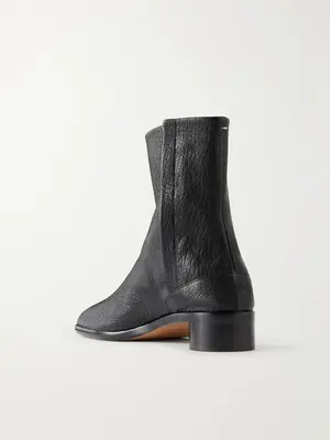 MAISON MARGIELA Tabi Split-toe Leather Boots - Black