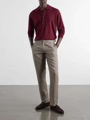 Orlebar Brown Griffon Straight-leg Linen Trousers