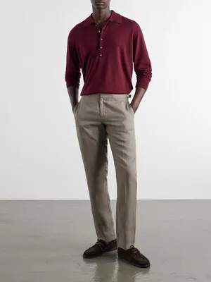 Orlebar Brown Griffon Straight-leg Linen Trousers