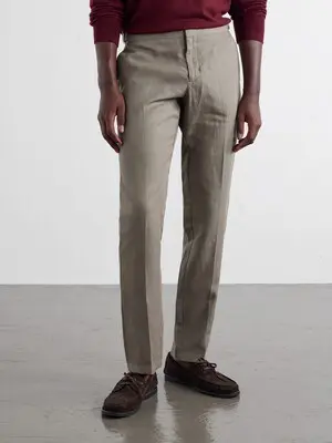 Orlebar Brown Griffon Straight-leg Linen Trousers