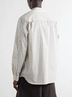 Orlebar Brown Justin Striped Cotton-seersucker Shirt