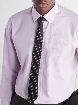 TOM FORD Silk Jacquard Tie - Black