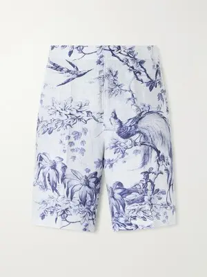 Orlebar Brown Laurent Straight-leg Linen Shorts
