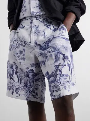 Orlebar Brown Laurent Straight-leg Linen Shorts