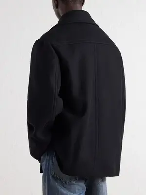 Dries Van Noten Double-breasted Wool-blend Coat