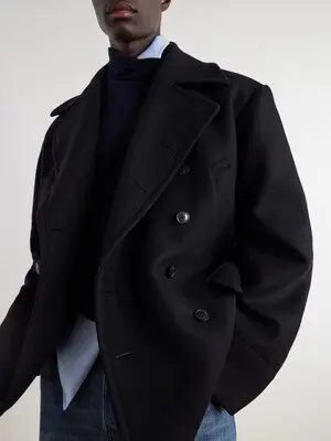 Dries Van Noten Double-breasted Wool-blend Coat