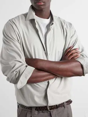 SSSTEIN Cotton-satin Shirt