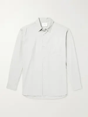 SSSTEIN Cotton-satin Shirt - Gray