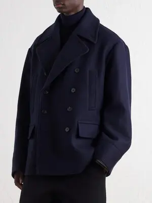 Dries Van Noten Double-breasted Wool-blend Coat