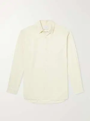 SSSTEIN Cotton-satin Shirt - Yellow