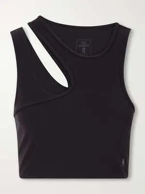 On Studio Asymmetric Sensetec™ Sports Bra - Black