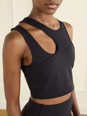 On Studio Asymmetric Sensetec™ Sports Bra - Black
