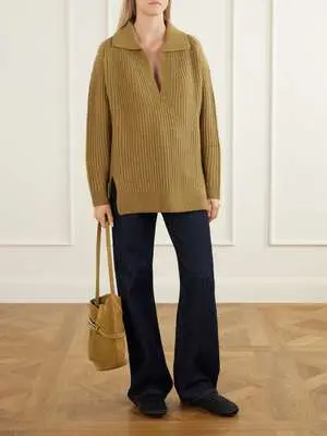 Le Kasha Malte Ribbed Cashmere Sweater