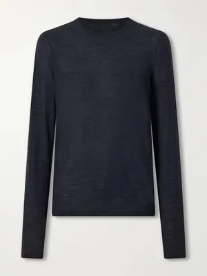 Veronica De Piante Joey Merino Wool Sweater - Blue
