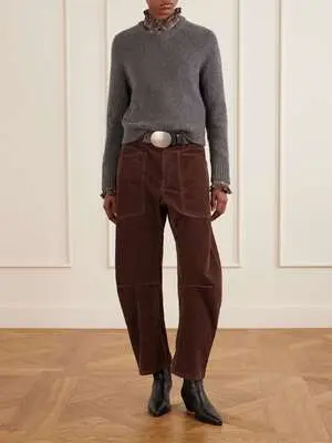 NILI LOTAN Laurel Cashmere And Wool-blend Sweater