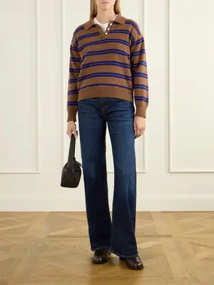 TOD'S Leather Loafers With Almond Toe - Brown
