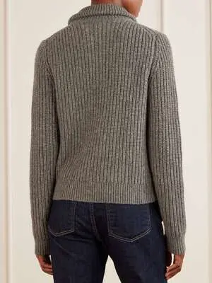 NILI LOTAN Arlen Merino Wool-blend Cardigan