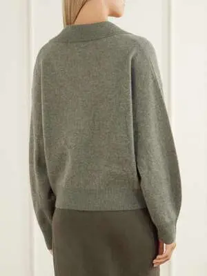 Le Kasha Jacksob Cropped Cashmere Sweater