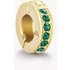 La Lune May Emerald Birthstone Clip-on Galaxy Charm - Gold